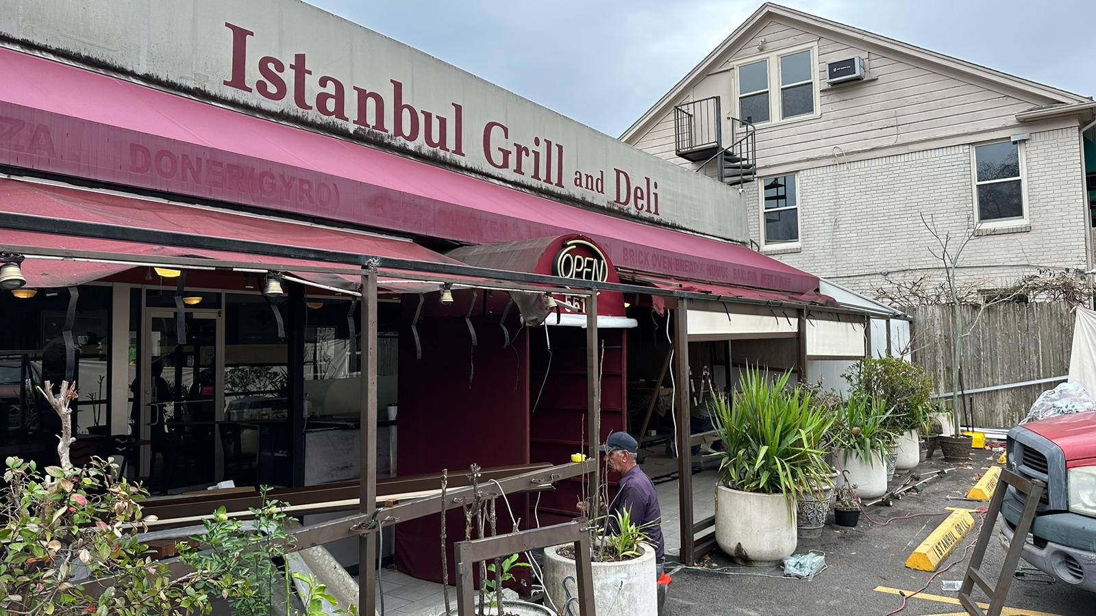 ISTANBUL GRILL PROJECT | HOUSTON TEXAS | Awning System